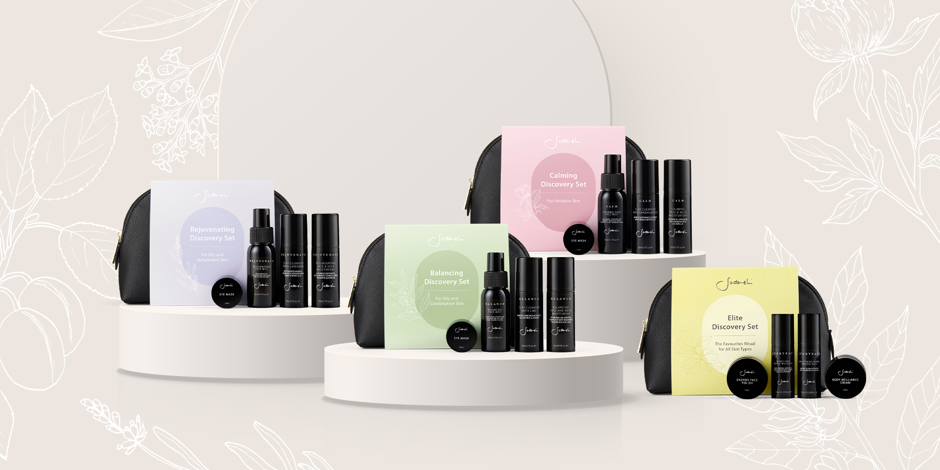 Sodashi Discovery Sets Products - Sodashi Skincare